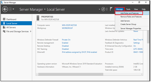 How do you set up an Active Directory in Windows