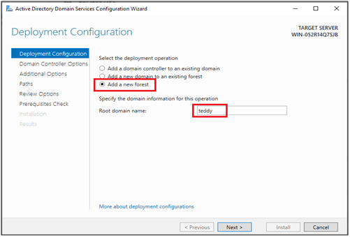 How do you set up an Active Directory in Windows