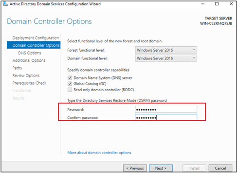 How do you set up an Active Directory in Windows