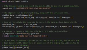 Insecure Deserialization Attacks with Python Pickle Module