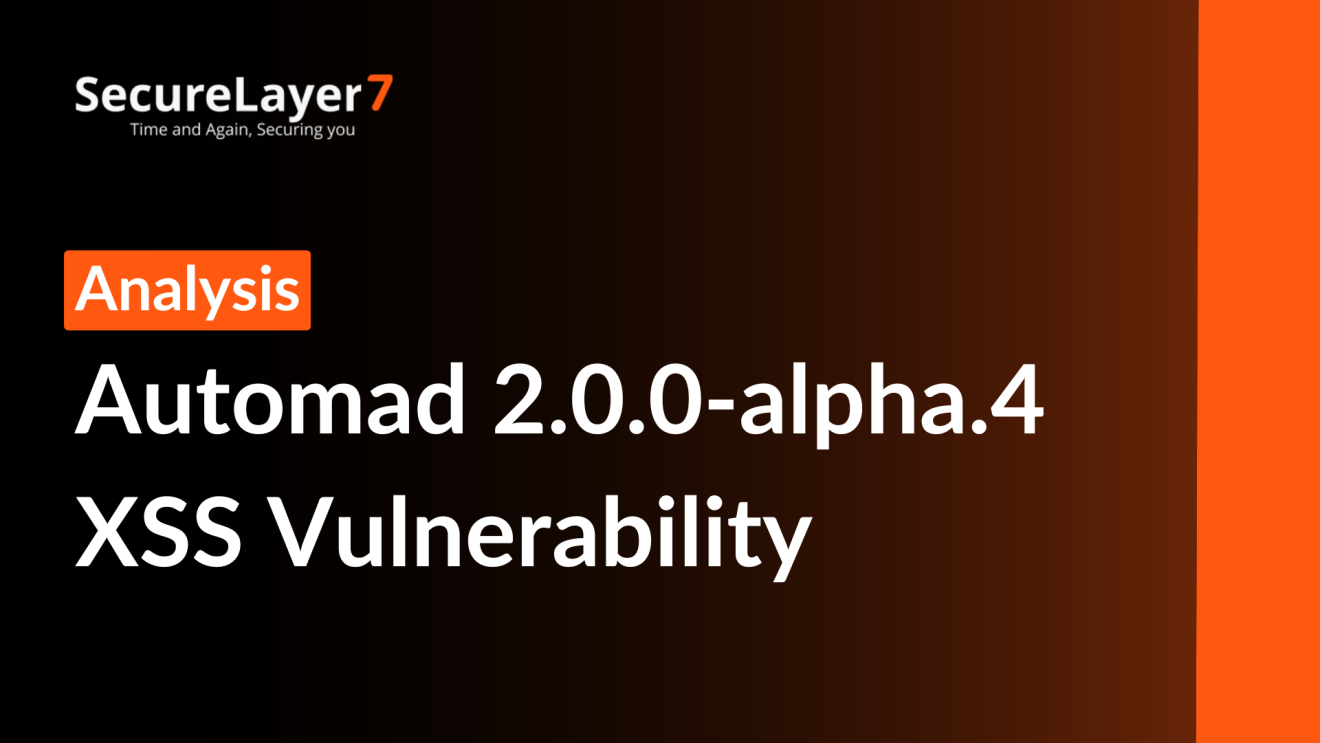 Automad 2.0.0-alpha.4 Authenticated XSS Vulnerability Explained - SecureLayer7 - Offensive ...