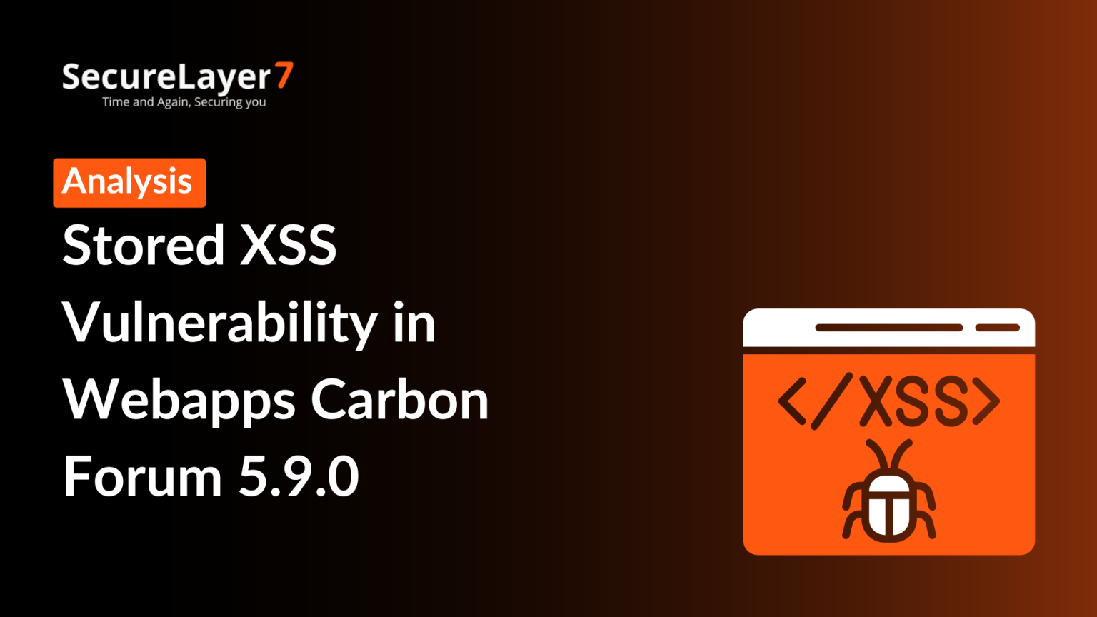 Stored XSS Vulnerability in Webapps Carbon Forum 5.9.0 - SecureLayer7 - Offensive Security, API ...
