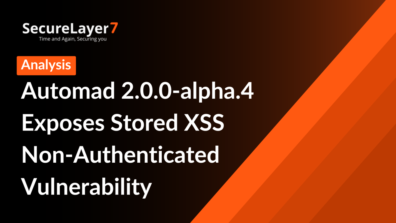 Automad 2.0.0-alpha.4 Exposes Stored XSS Non-Authenticated Vulnerability - SecureLayer7 ...